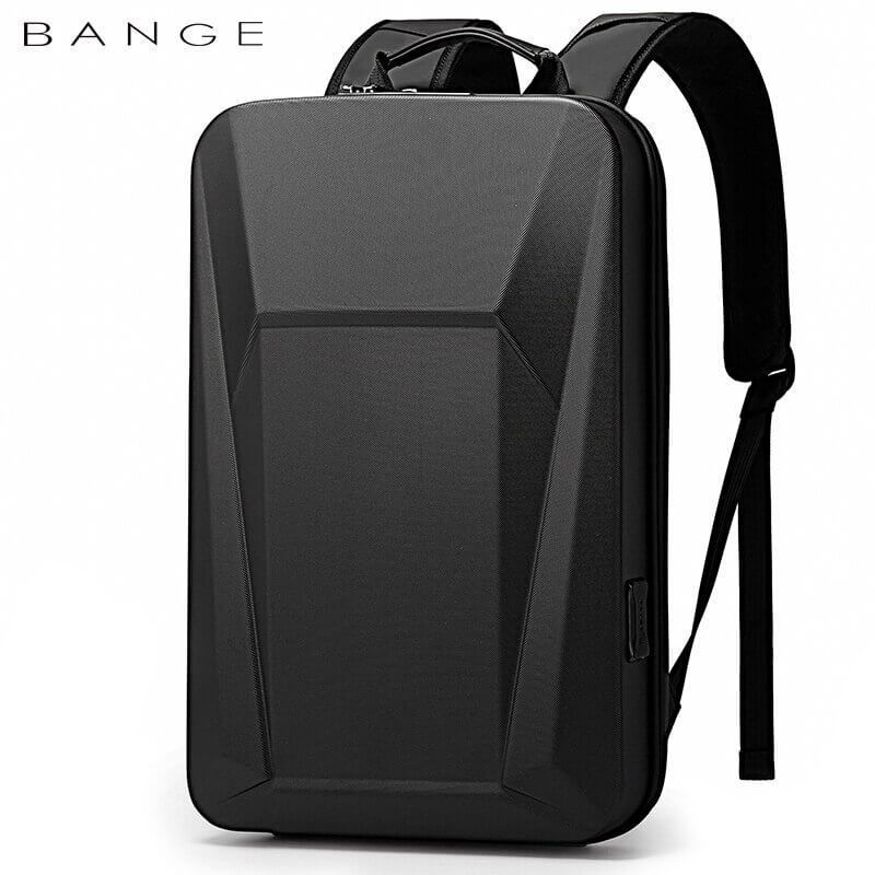 BANGE Men's 15.6" PVC Laptop Backpack Hard Shell Cool Style Three Color ...